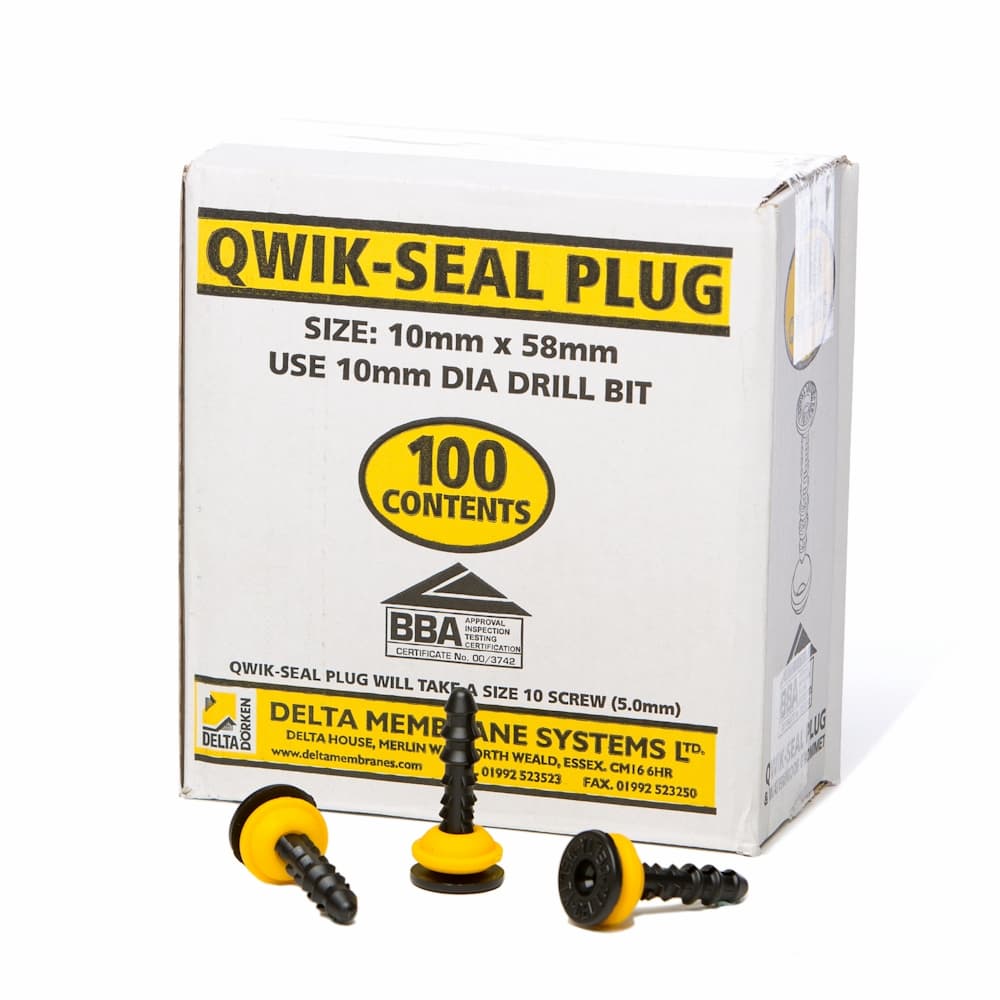 Delta Qwik Seal Plug Box of 100